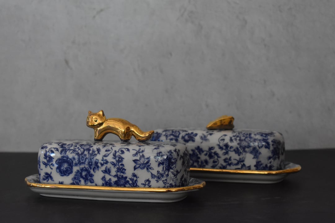 Stick Butter Dish With Lid, Covered Butter Dish, Small Butter Dish ...