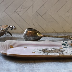 Handmade Ceramic Serving Platter, Crab Serving Dish, Wedding Gift ...