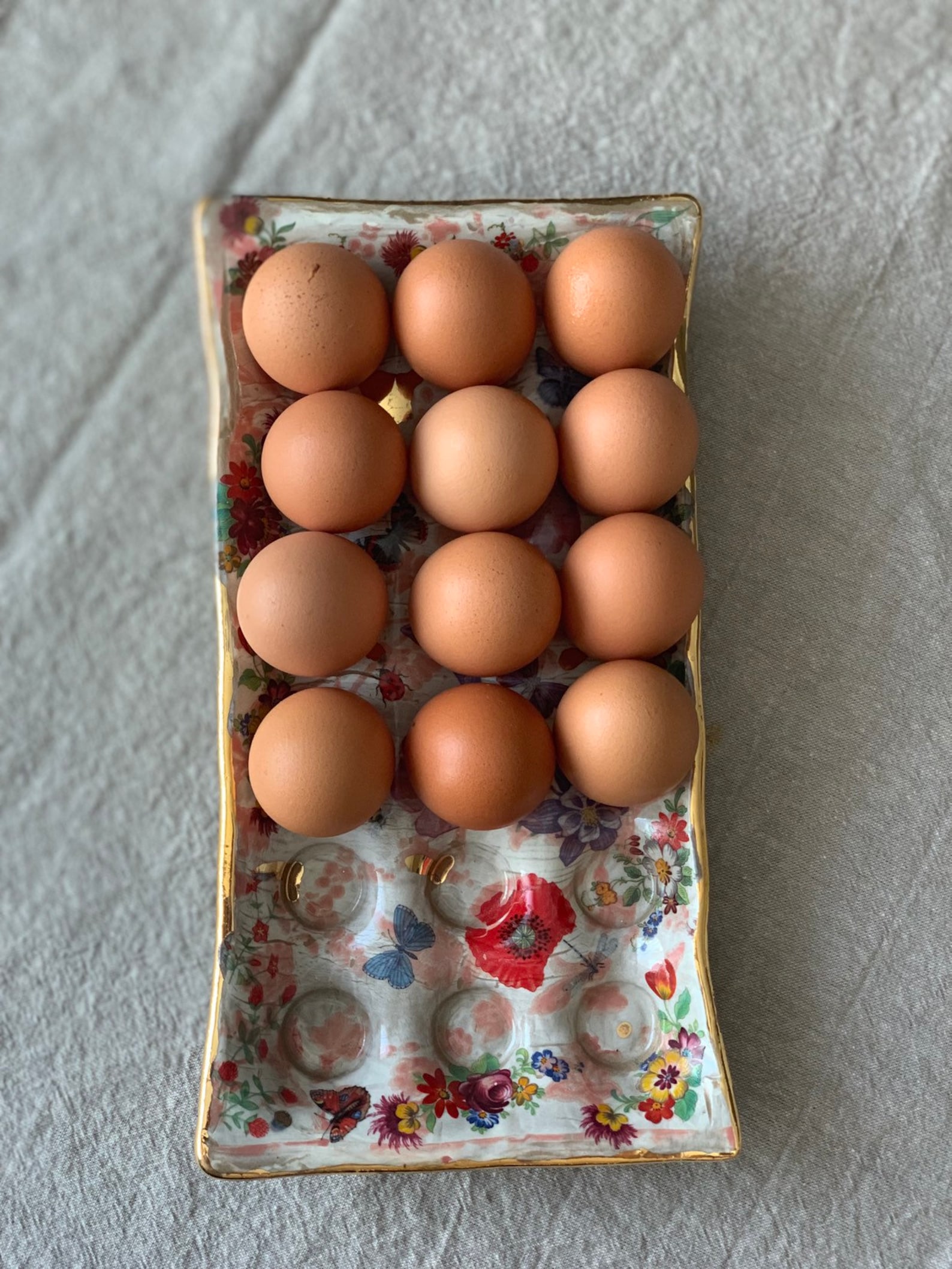 Ceramic Egg Tray Egg Crate Handmade Pottery Housewarming - Etsy