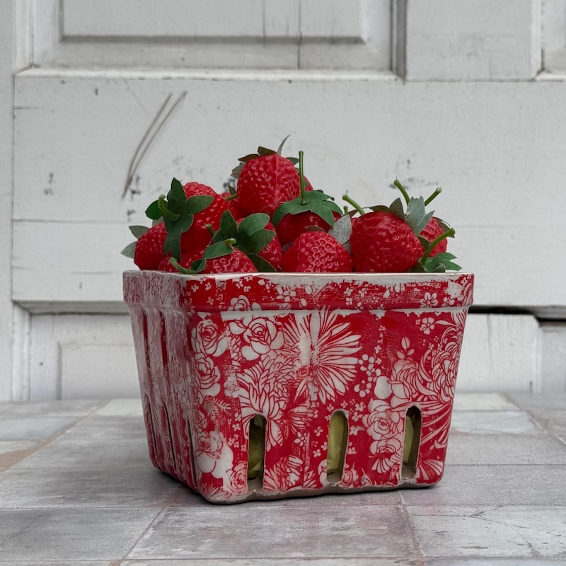 Fruit Stoneware Baskets - Etsy