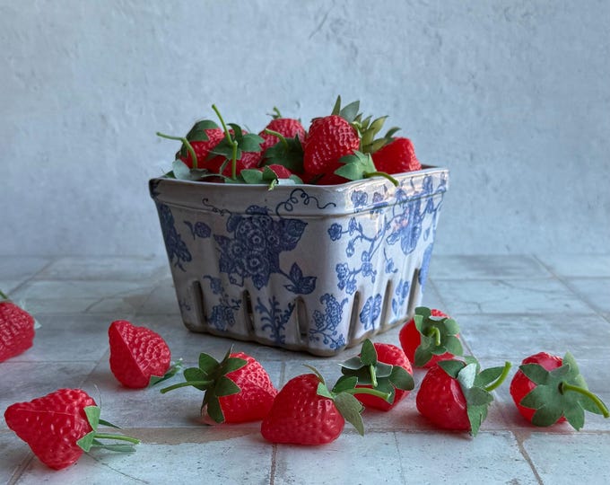 Homeworx by Harry Slatkin Ceramic Blueberry Basket Candle Holder - Etsy