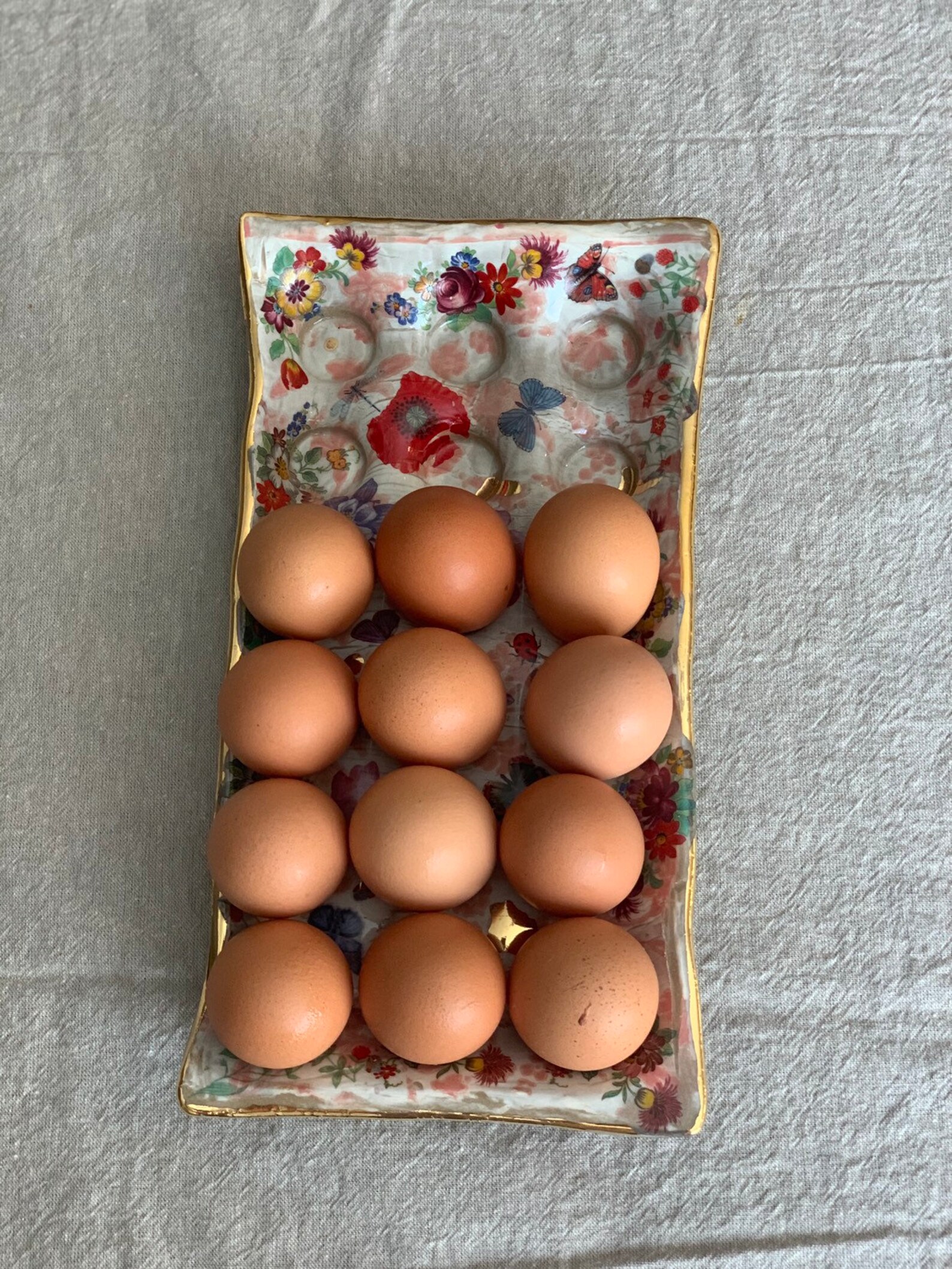 Ceramic Egg Tray Egg Crate Handmade Pottery Housewarming - Etsy