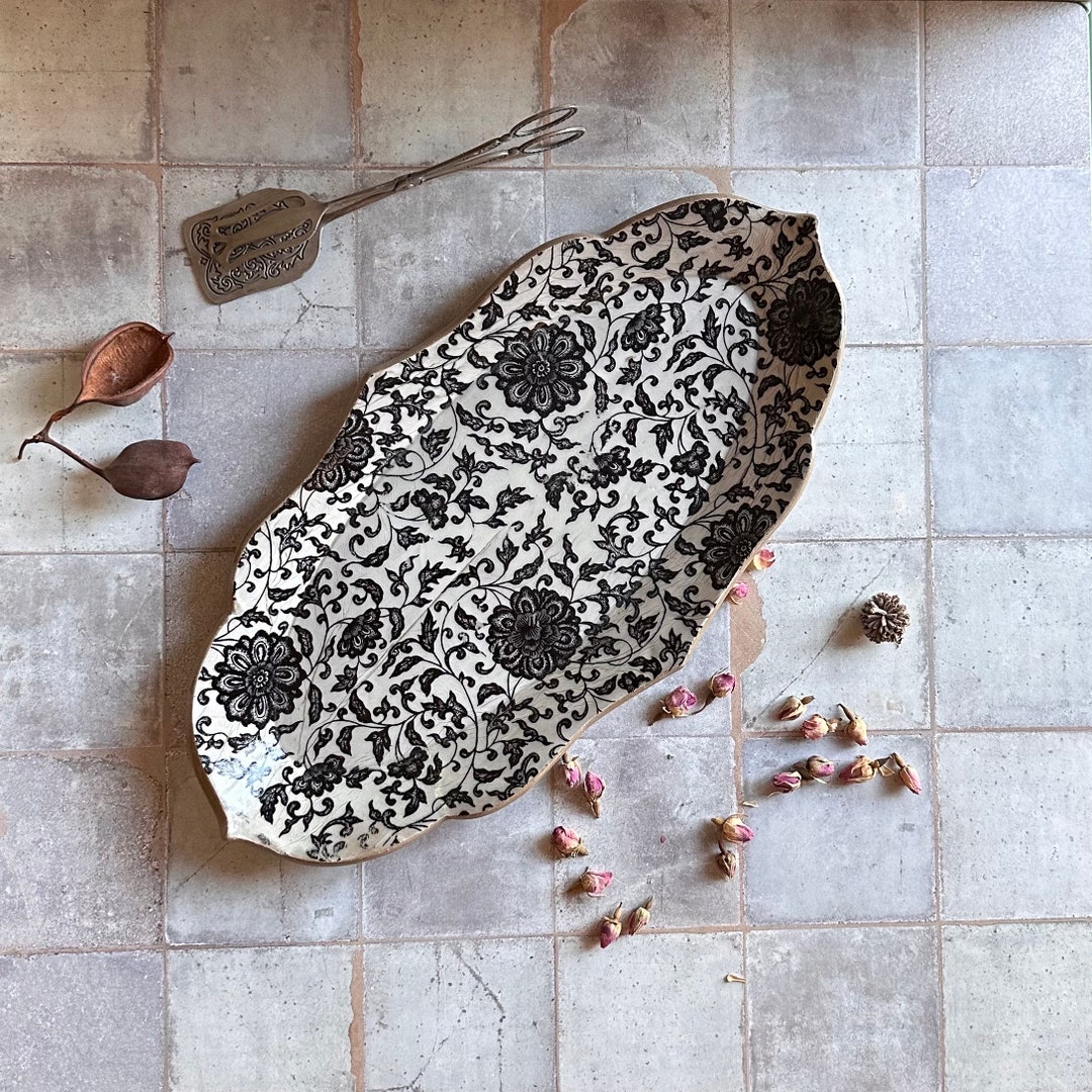 Large Oval Serving Dish, Ceramic Platter, Handmade Pottery - Made to ...