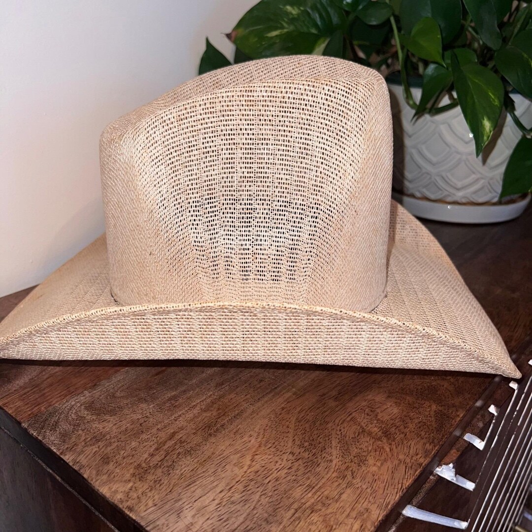 Anheuser Busch Straw Cowboy Hat Western Style Sun Protection Outdoor ...