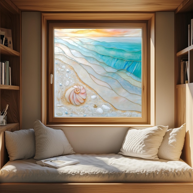 Stained Glass Window Door Film Frosted | PVC Free | Custom Size ...