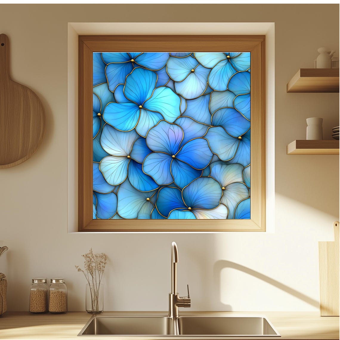 Stained Glass Window Door Film Frosted | PVC Free | Custom Size ...