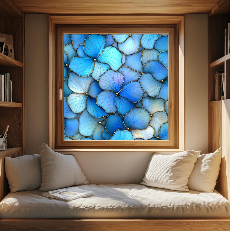 Stained Glass Window Door Film Frosted | PVC Free | Custom Size ...