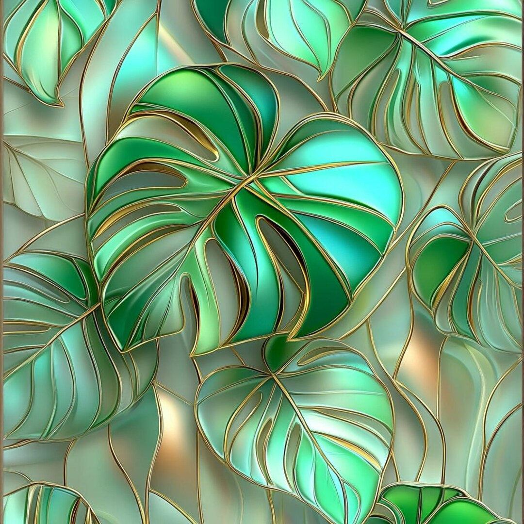 Stained Glass Window Door Film Frosted | PVC Free | Custom Size | Pearl ...