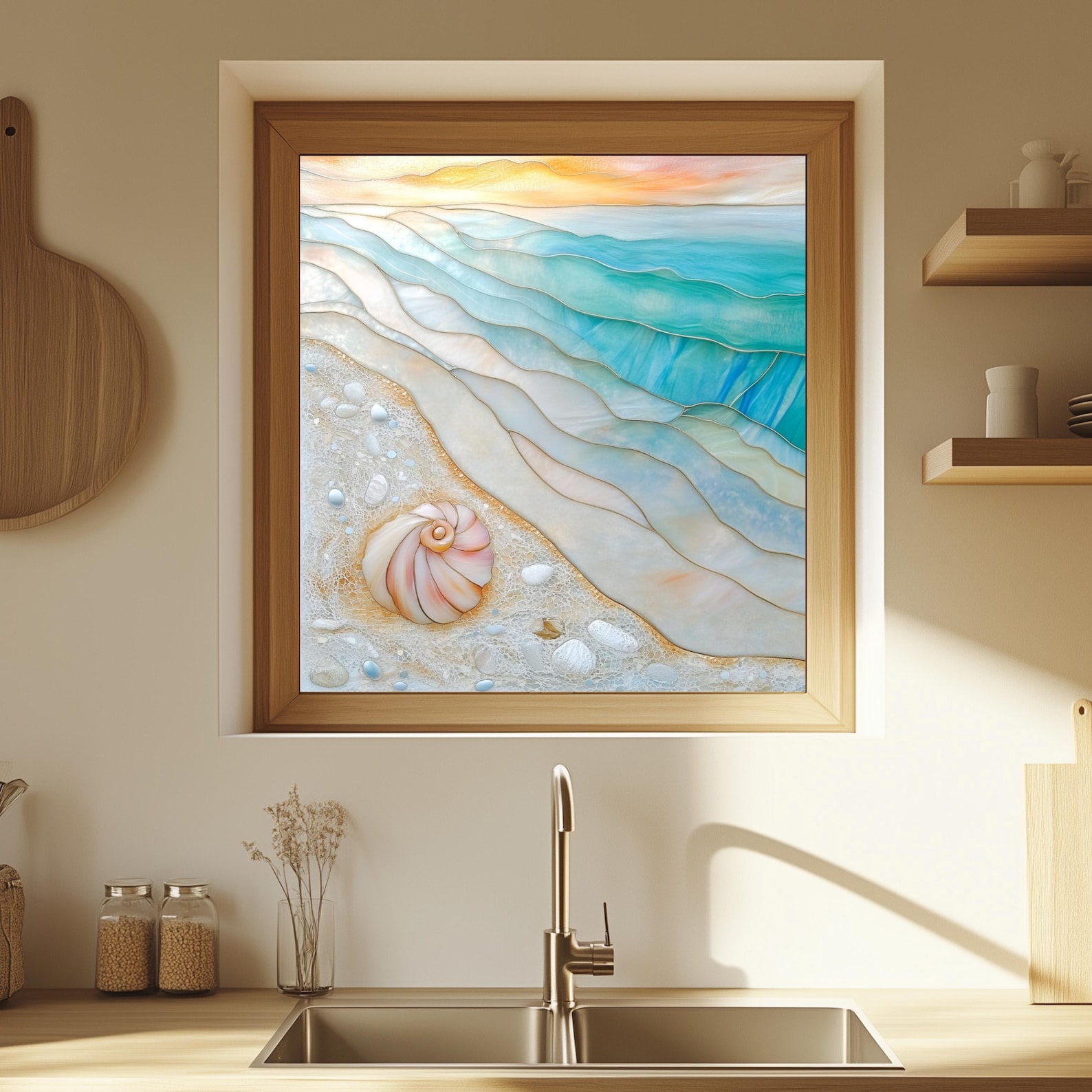 Stained Glass Window Door Film Frosted | PVC Free | Custom Size ...
