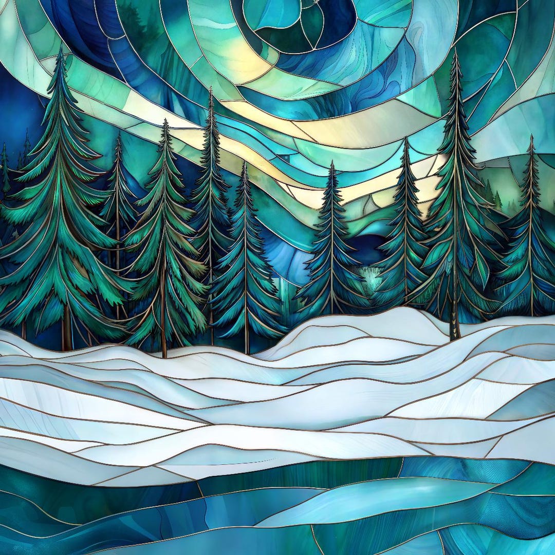 Stained Glass Window Door Film Frosted | PVC Free | Custom Size ...