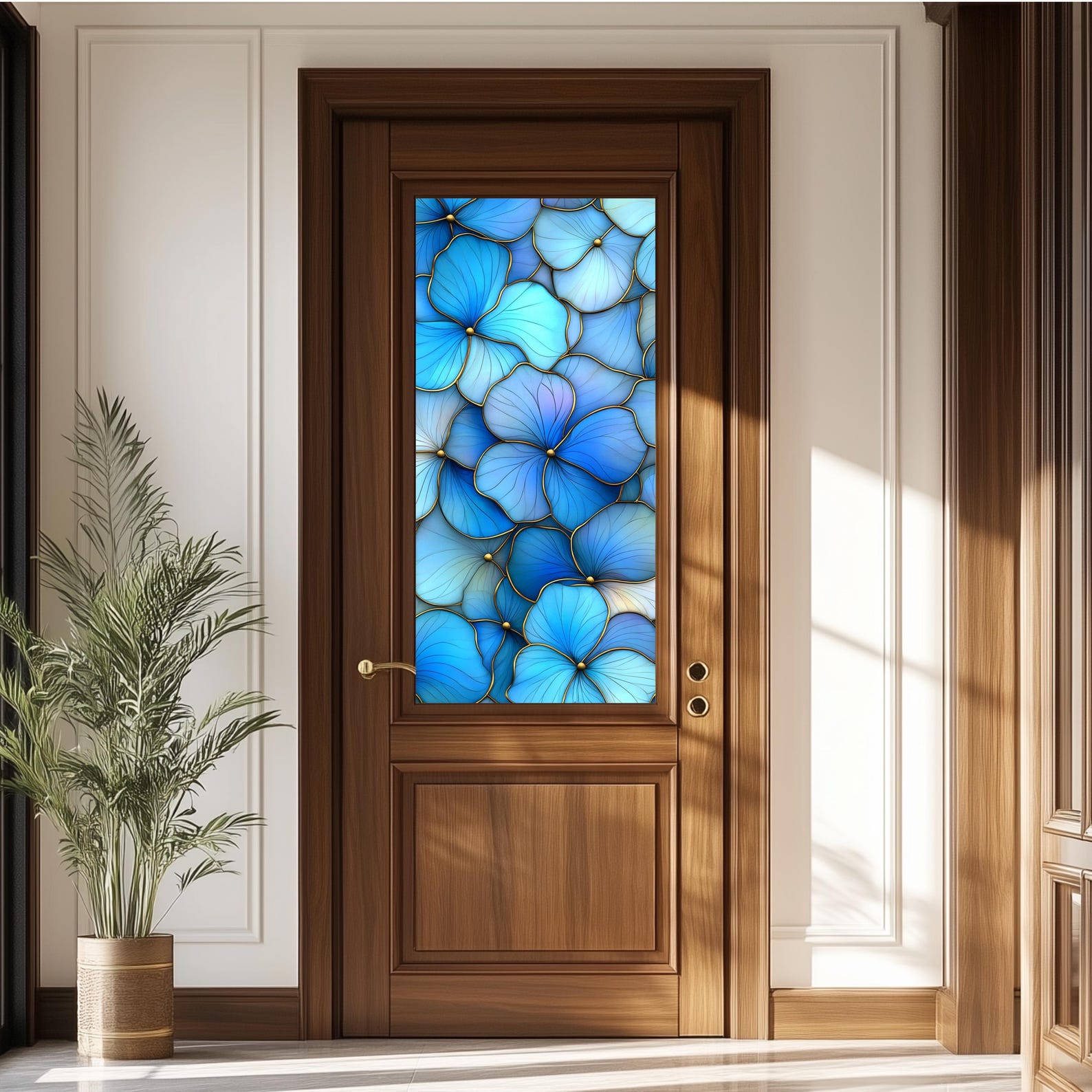 Stained Glass Window Door Film Frosted | PVC Free | Custom Size ...