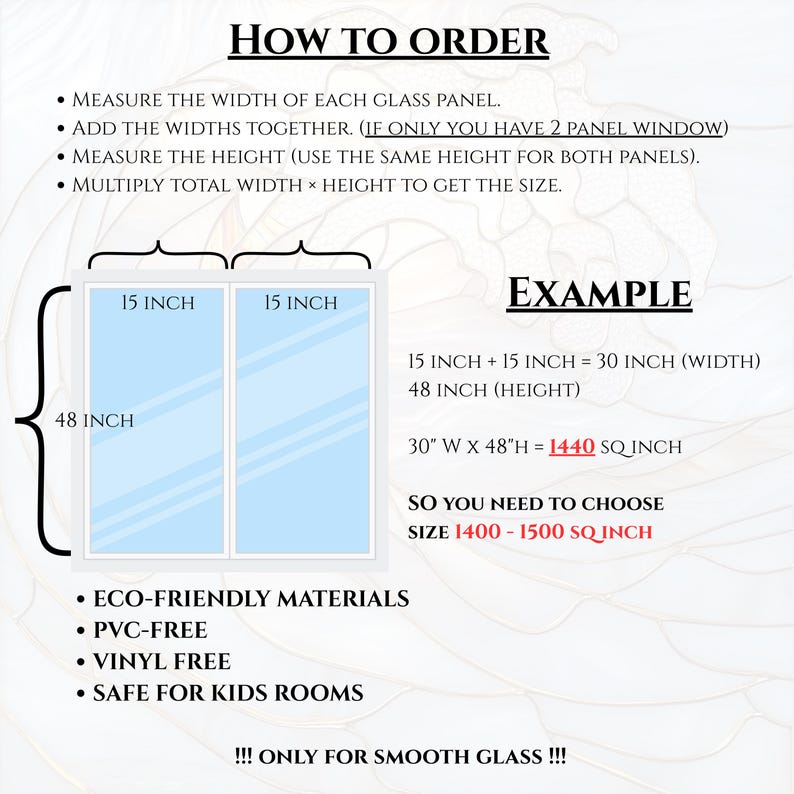 Art Deco Stained Glass Window Film: Frosted Privacy, Reusable, Eco ...