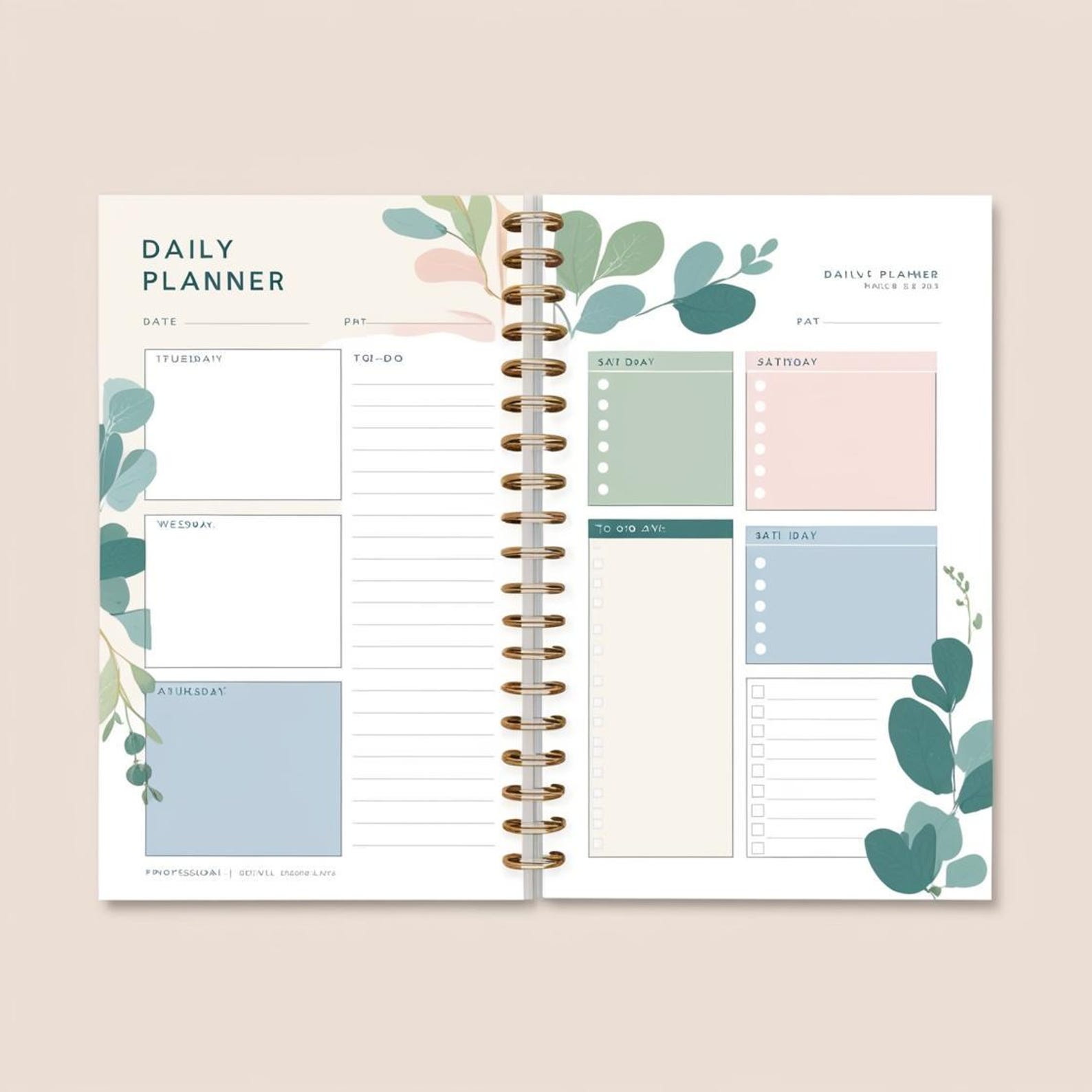Journal Planner, Printable Planner, Daily Planner, Weekly Planner ...