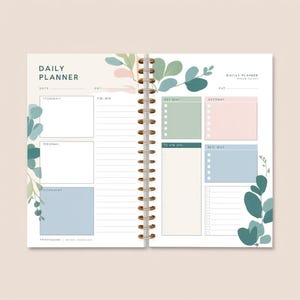 Journal Planner, Printable Planner, Daily Planner, Weekly Planner ...