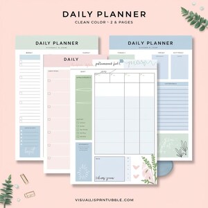 Journal Planner, Printable Planner, Daily Planner, Weekly Planner ...