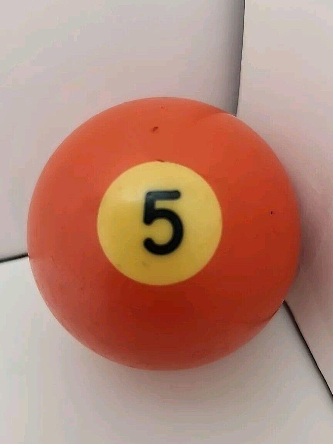 Vintage Replacement #5 Billiard Pool Ball Standard Regulation 2 1/4 ...