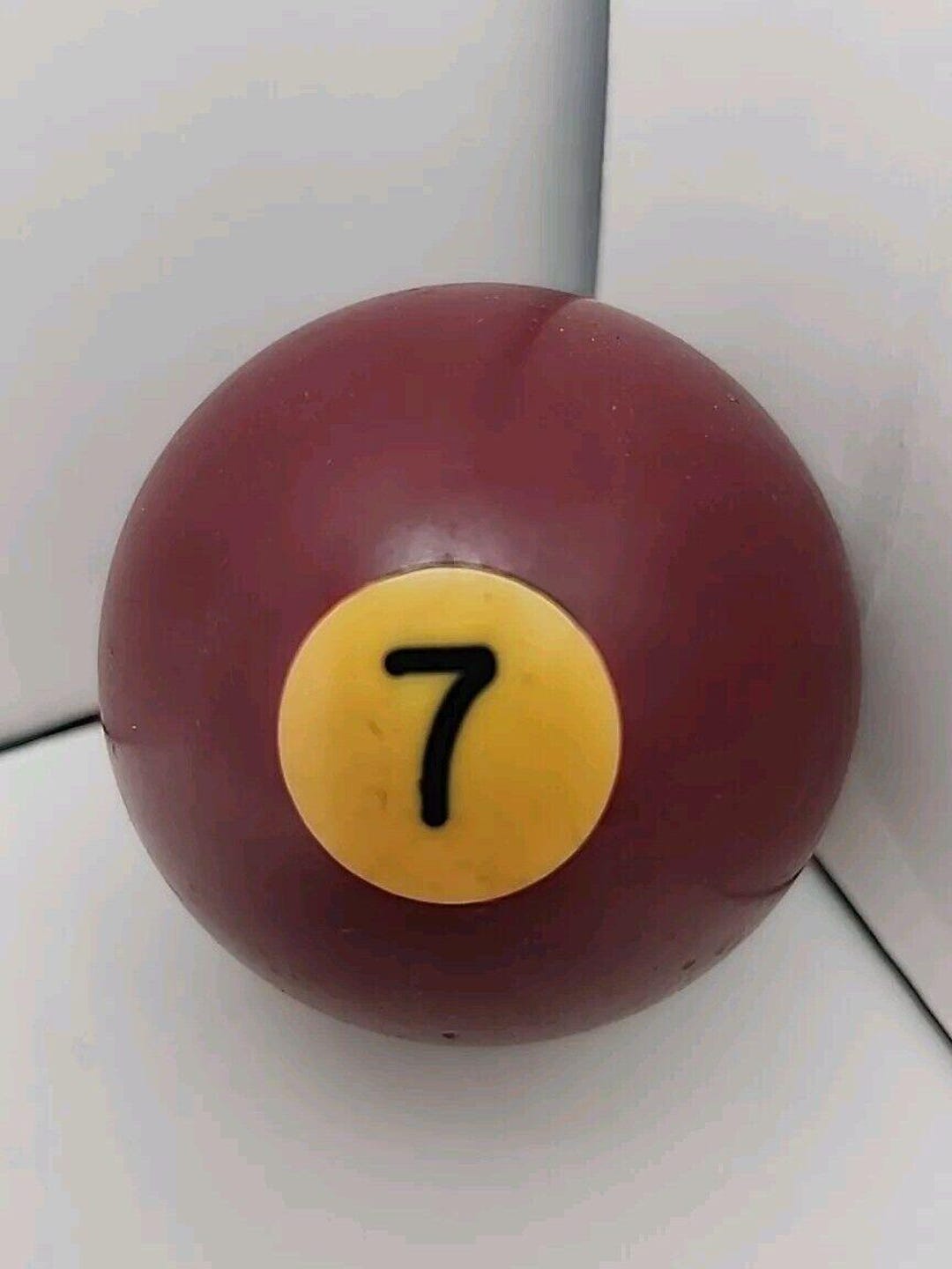 Vintage Replacement 7 Billiard Pool Ball Standard Regulation 2 1/4 ...