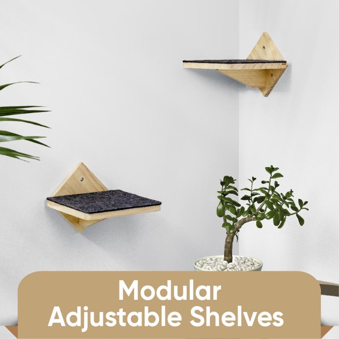 Cat Wall Shelves With Strong Wall Anchors Cat Shelves for Wall Set of 4 ...