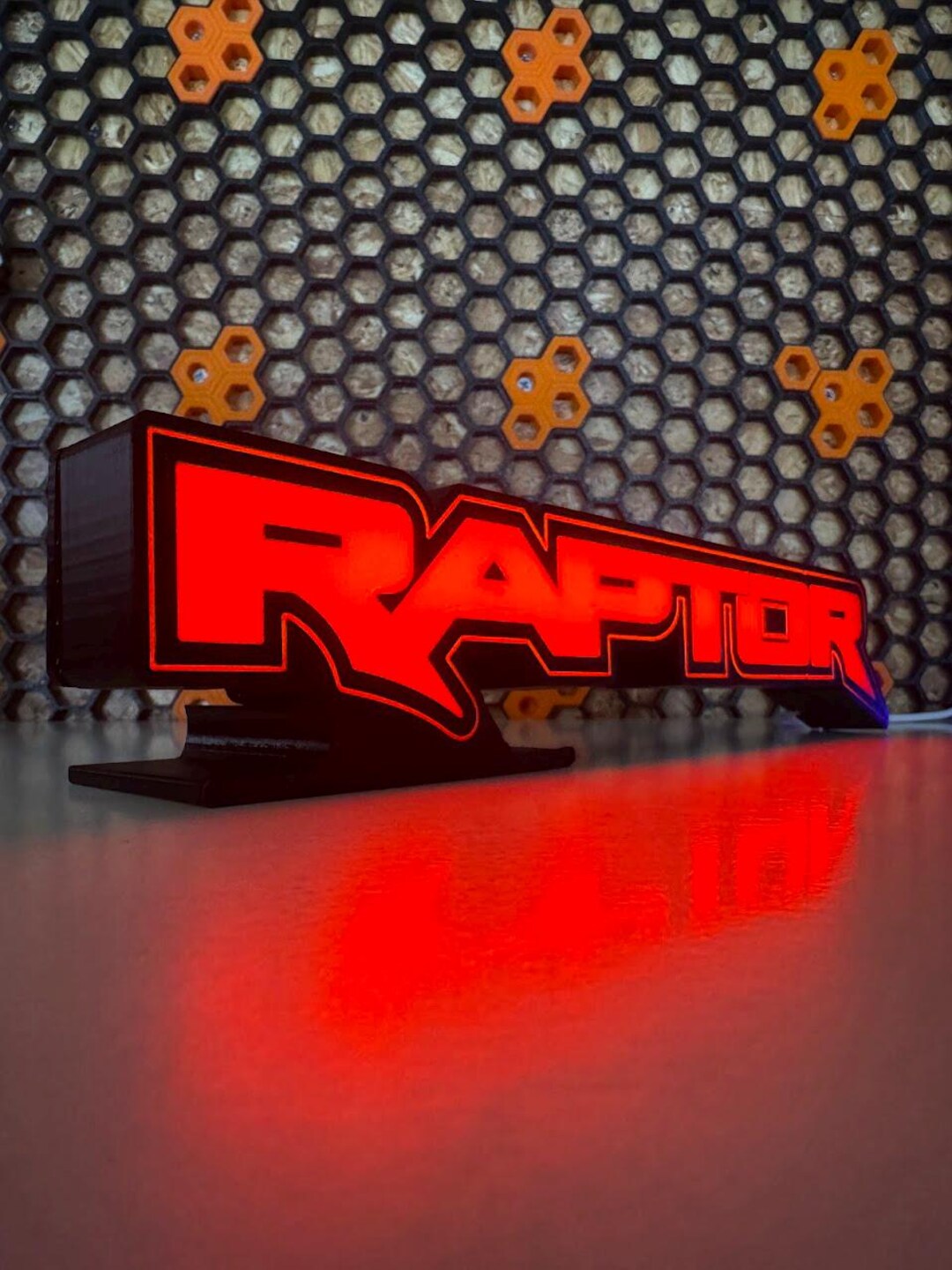 Raptor LED Sign - Etsy