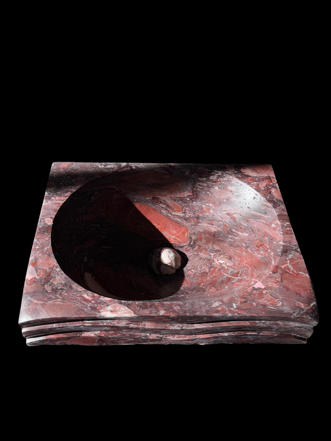 Real Calacatta Viola HANDMADE MARBLE SINK Wash Basin,powder Room - Etsy