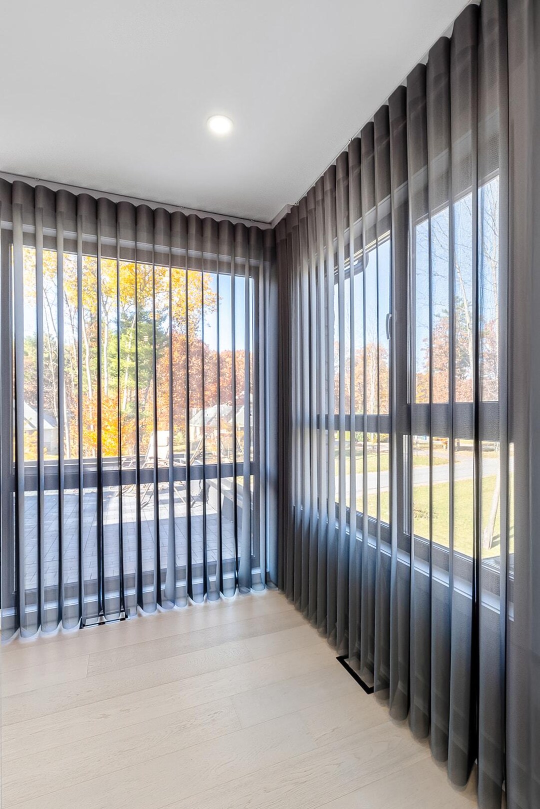 Manual Smart Sheer Vertical Curtains Versatility of Blinds Custom Sheer ...