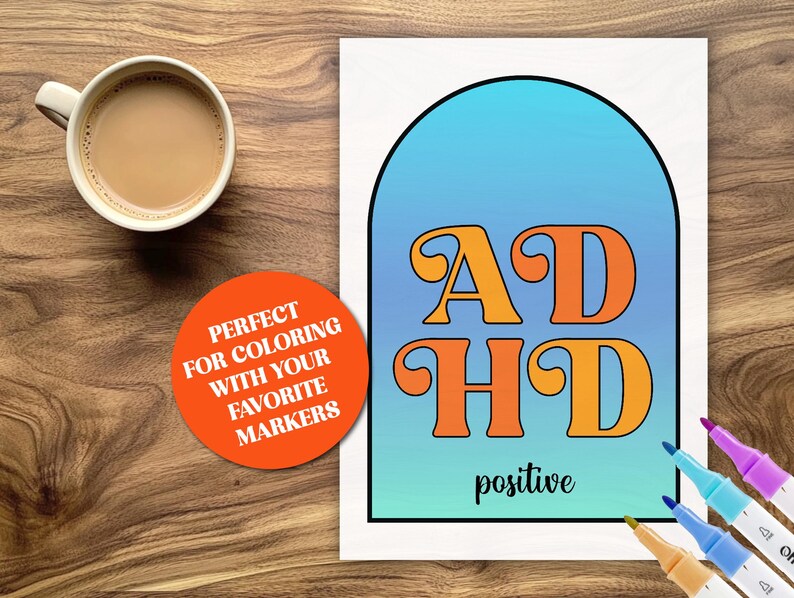 ADHD Title Page Planner – ADHD for Adults, Late Diagnosis Journal ...