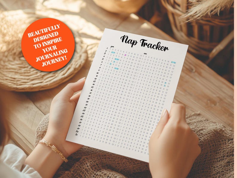 Nap TRACKER, Printable Journal Page, Planner Page, Emotions Tracker ...