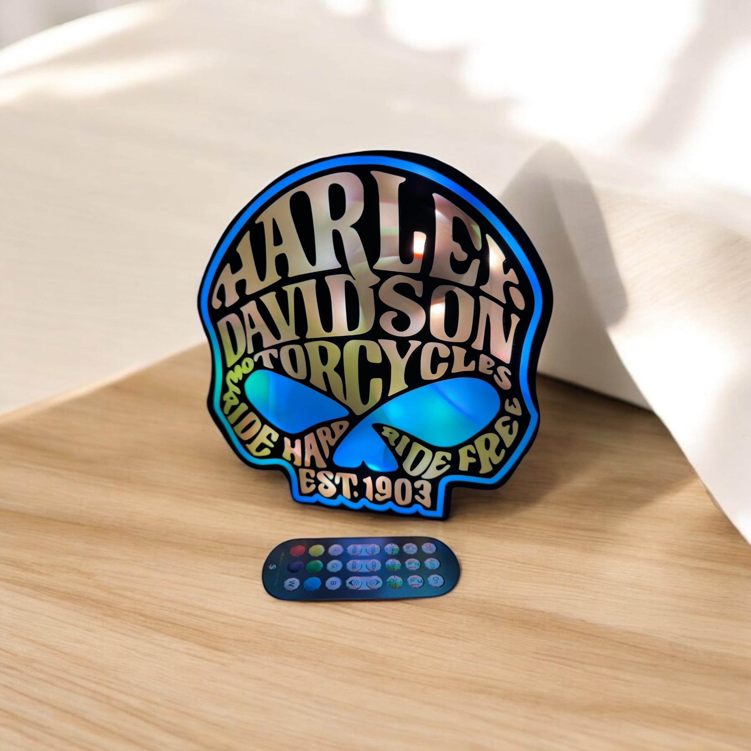 Harley Davidson Neon Clock - Etsy Harley Davidson Neon Clock - Etsy