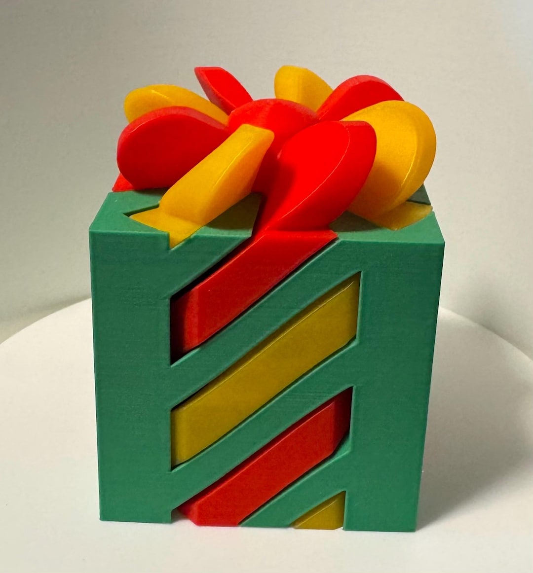 3D Christmas Present Infinity Cube With Secret Compartment - Etsy