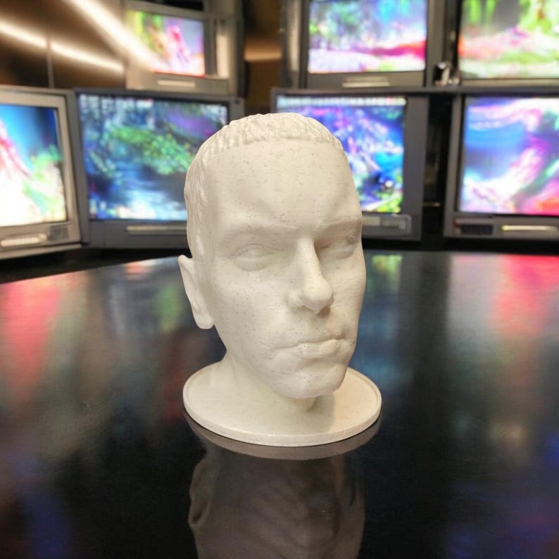 Eminem Headphone Stand 3D Printed Unique Rapper Inspired Design Desktop ...
