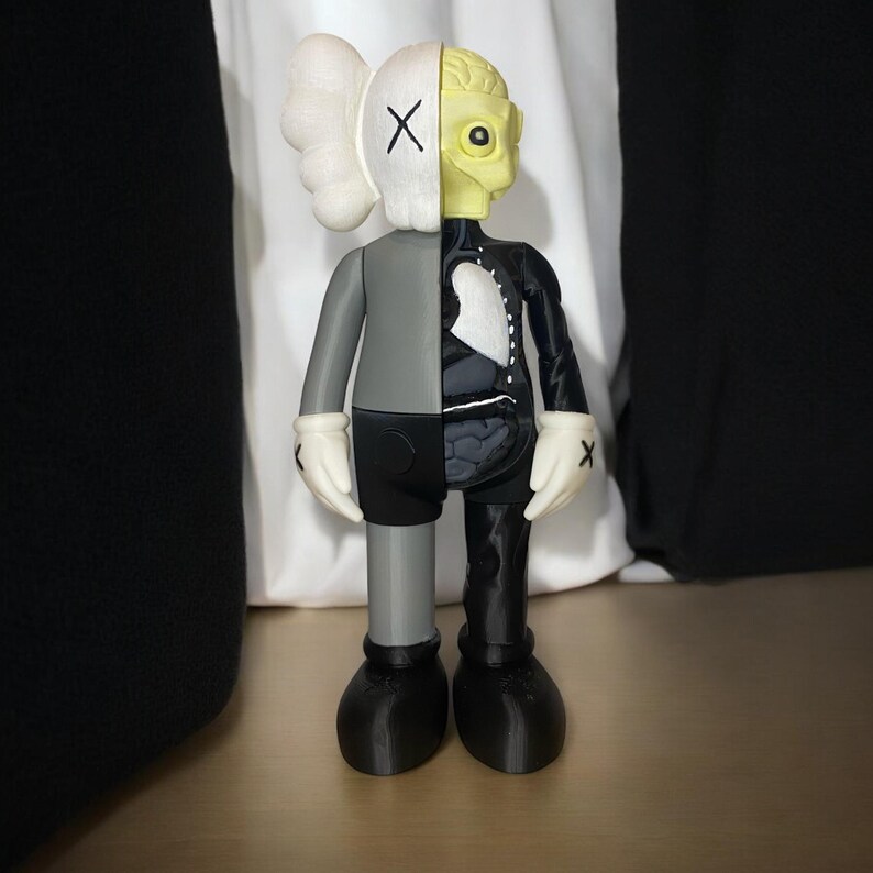 Kaws-inspired Anatomical Figurine With Visible Skeleton Design, 25 or ...