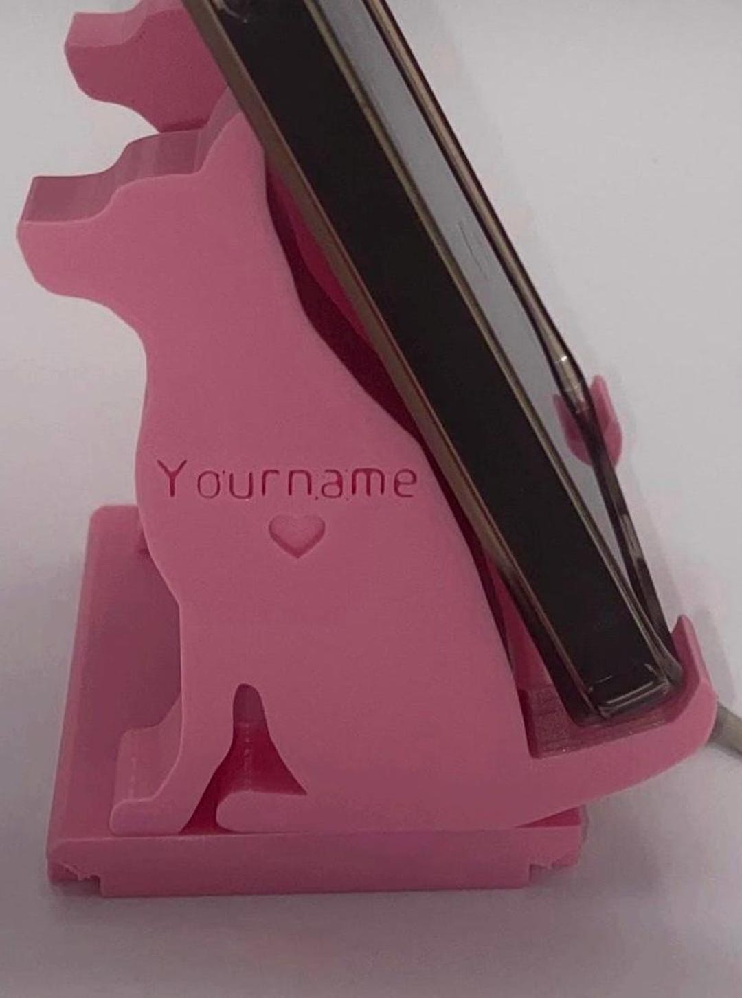 Personalized Magnetic 3D Printed Dog Phone Holder | Gifts for Dog ...
