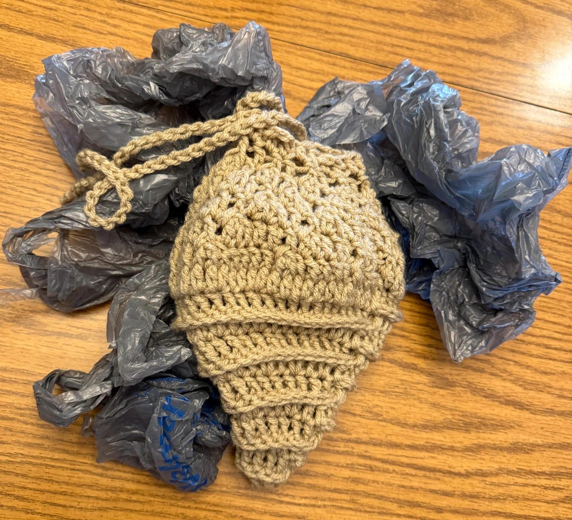 Fake Hornet, Wasp Nest Crochet Hornet, Wasp, Carpenter Bee Deterrent ...