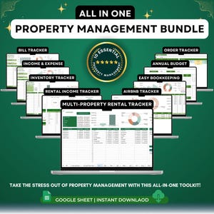 All in One Property Management Bundle - Etsy