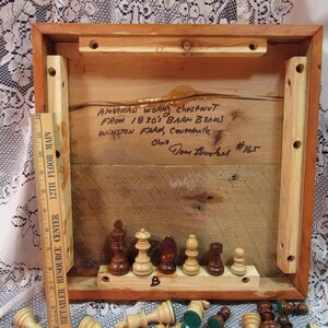 Chess Set Pony Nibbled Reclaimed Barn Wood Sku 165 - Etsy