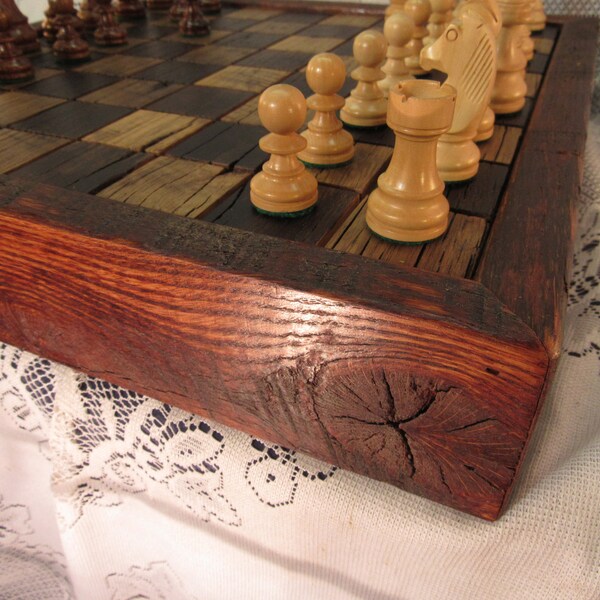 Wood Chess Set - Etsy