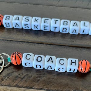 Custom Personalized Basketball Team Bag Tag Gift Keychain - Etsy