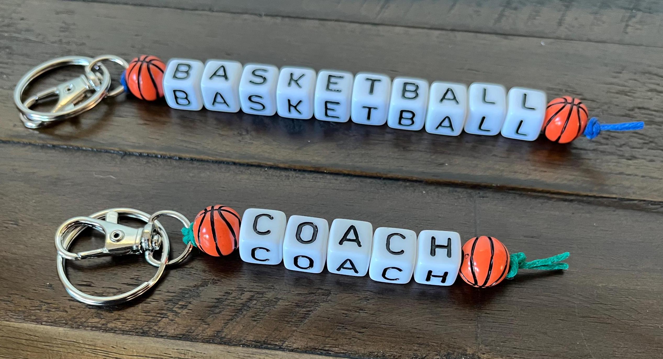 Custom Personalized Basketball Team Bag Tag Gift Keychain - Etsy