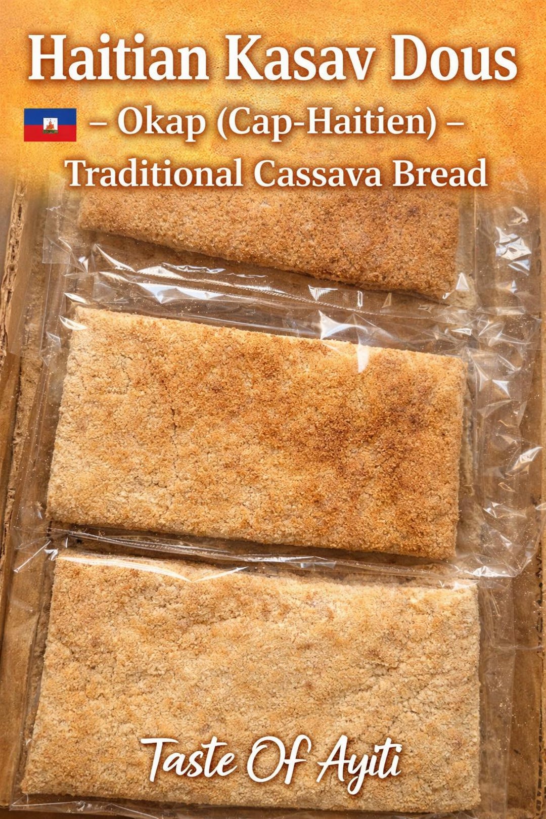 Haitian Kasav Dous – Traditional Sweet Cassava Bread From Okap - Etsy