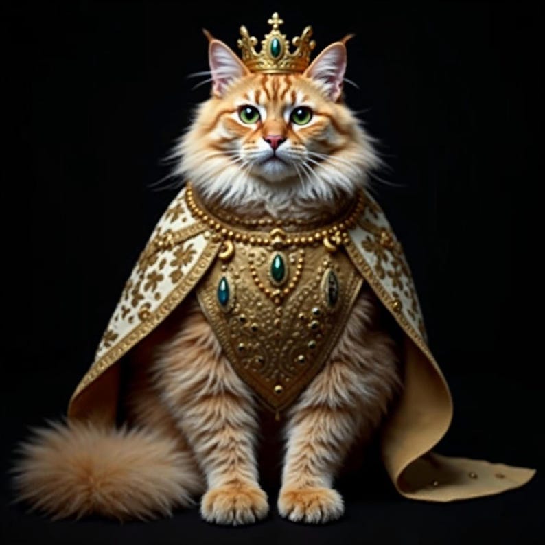 Regal-looking Cat With a Majestic Appearance - Etsy