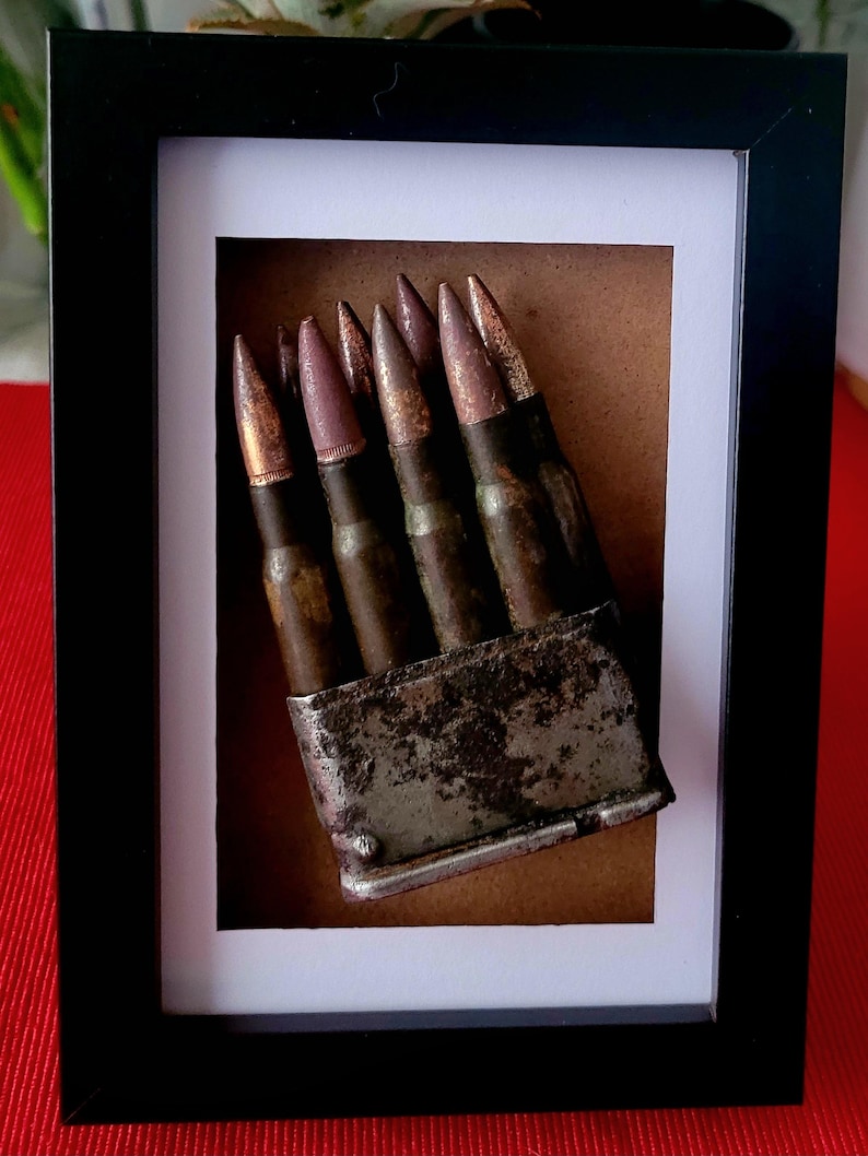 WW2 Relics,real USA Memorabilia, Framed Clip Garand M1, USA, 1942 - Etsy