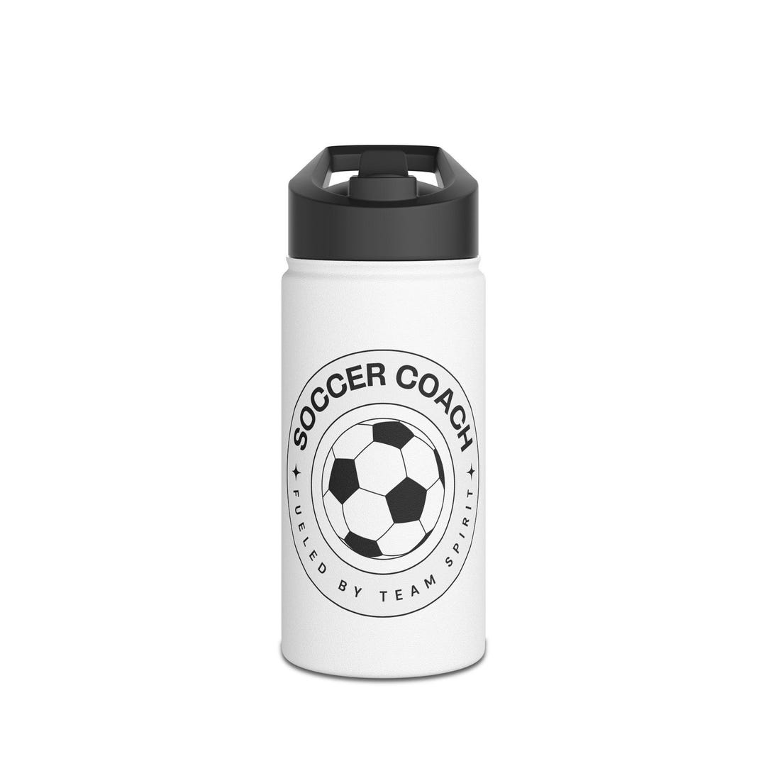 Soccer Coach Stainless Steel Water Bottle, Motivational Drinkware for ...