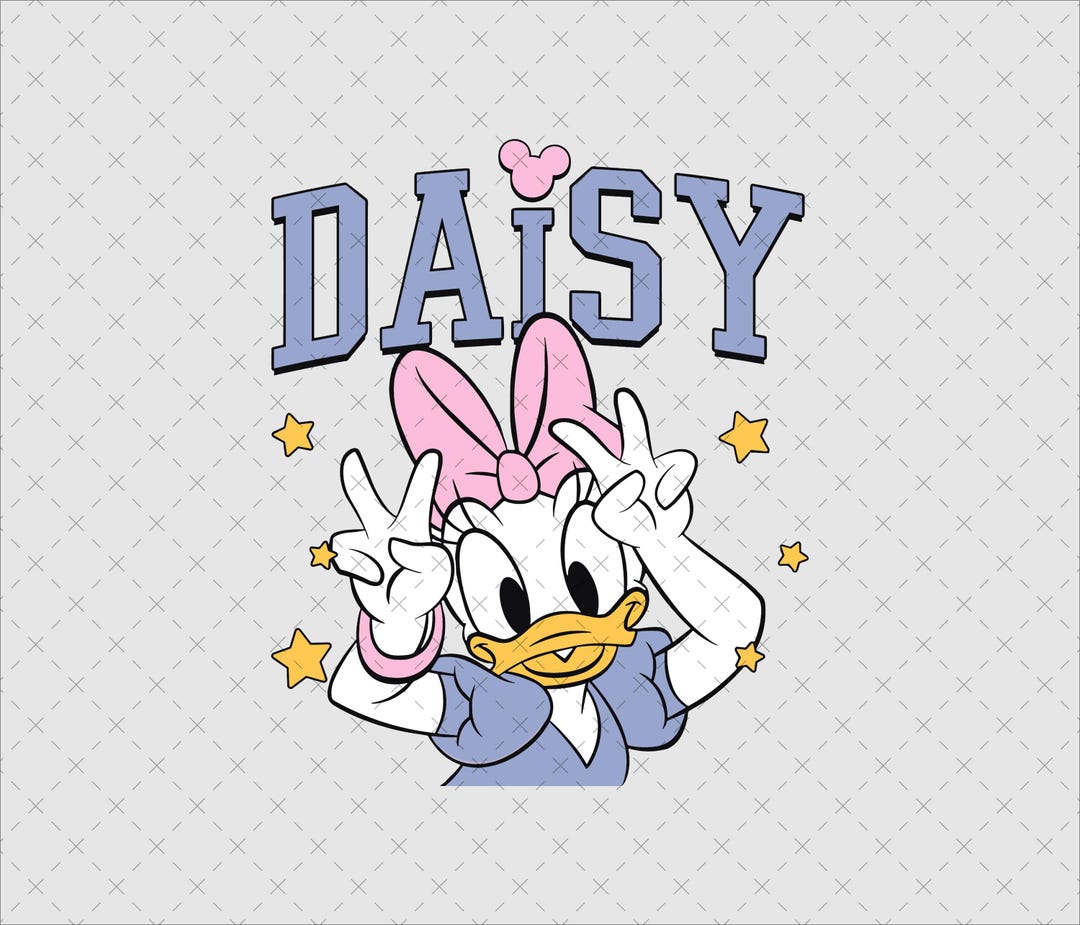 Daisy Duck SVG, Funny Cartoon Clipart, Besties Design (digital File) - Etsy