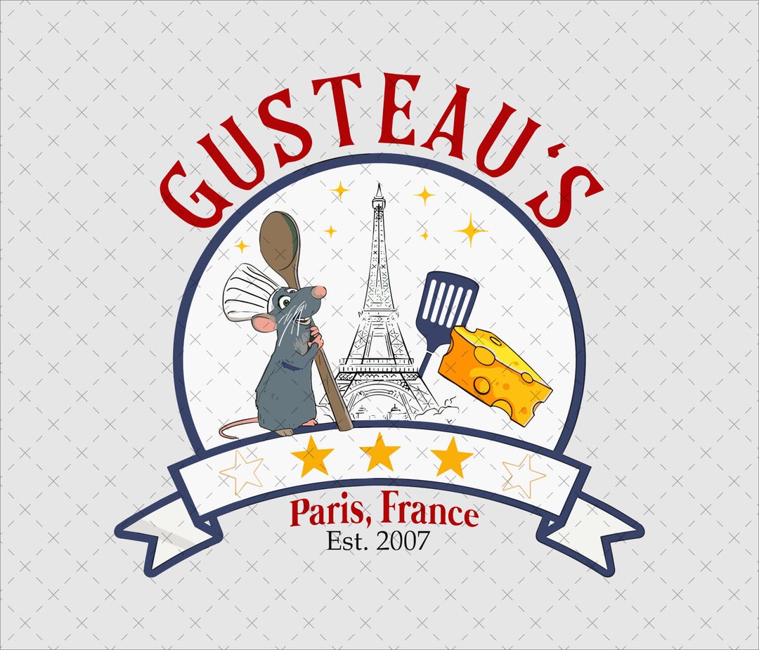 Gusteau's Ratatouille PNG SVG, Paris Restaurant Logo (digital File) - Etsy