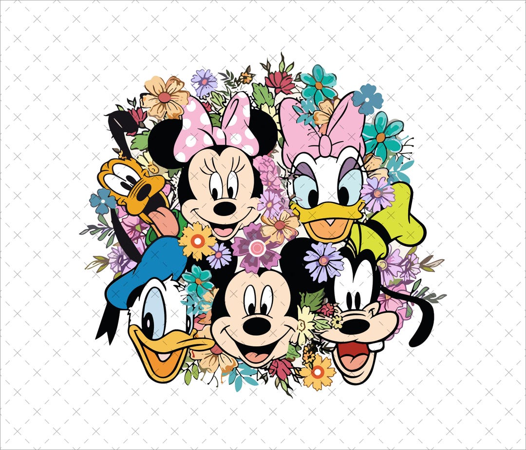 Mickey and Friends Png Svg, Family Vacation Png Svg, Family Trip Png ...