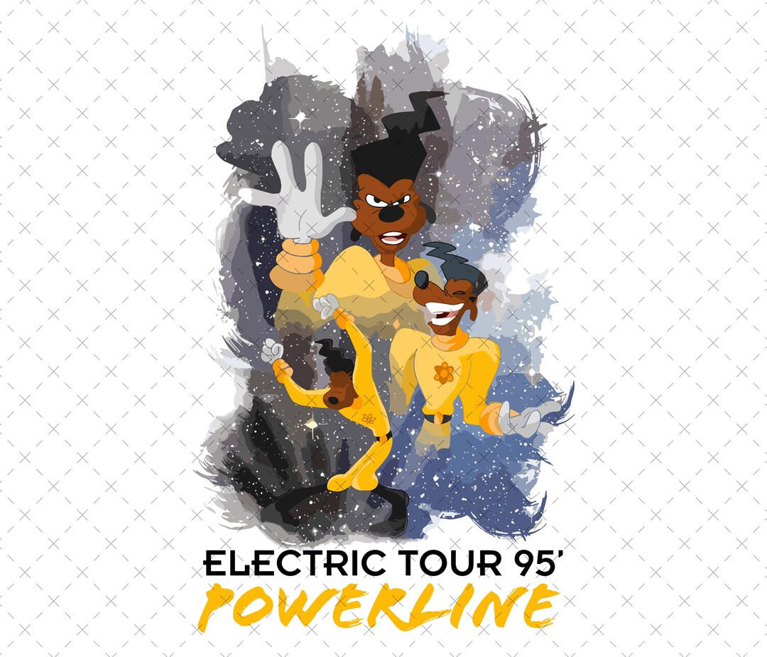 Electric Tour 95' Powerline PNG SVG, Movie Clipart (digital File) - Etsy