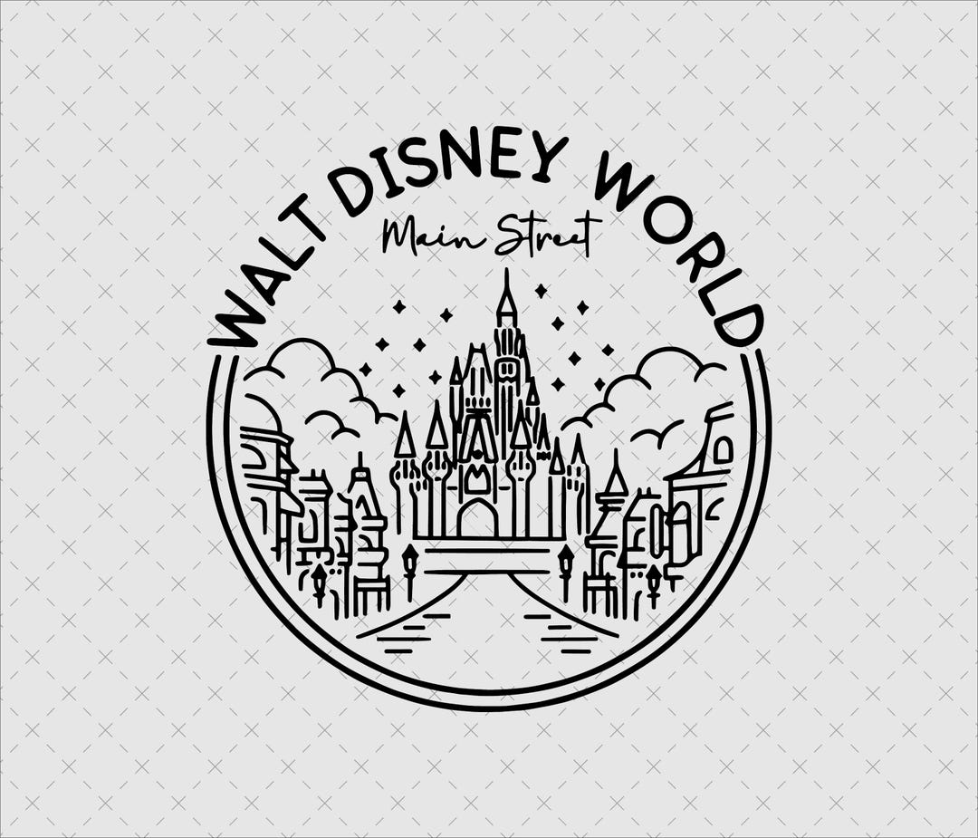 Magical Kingdom Main Street SVG PNG Clipart (digital File) - Etsy