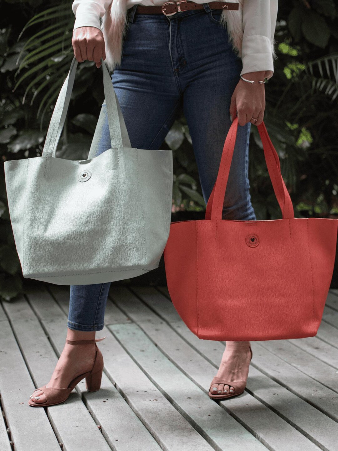 Leather Hobo Bag for Women Mint Green, Lightweight Tote Bag for Women ...
