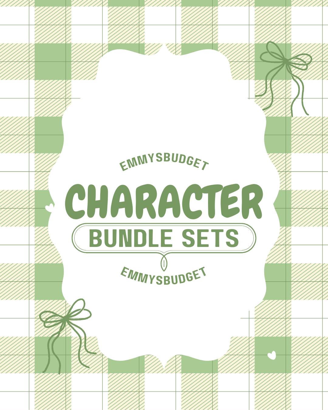 Character Bundle Sets - Etsy