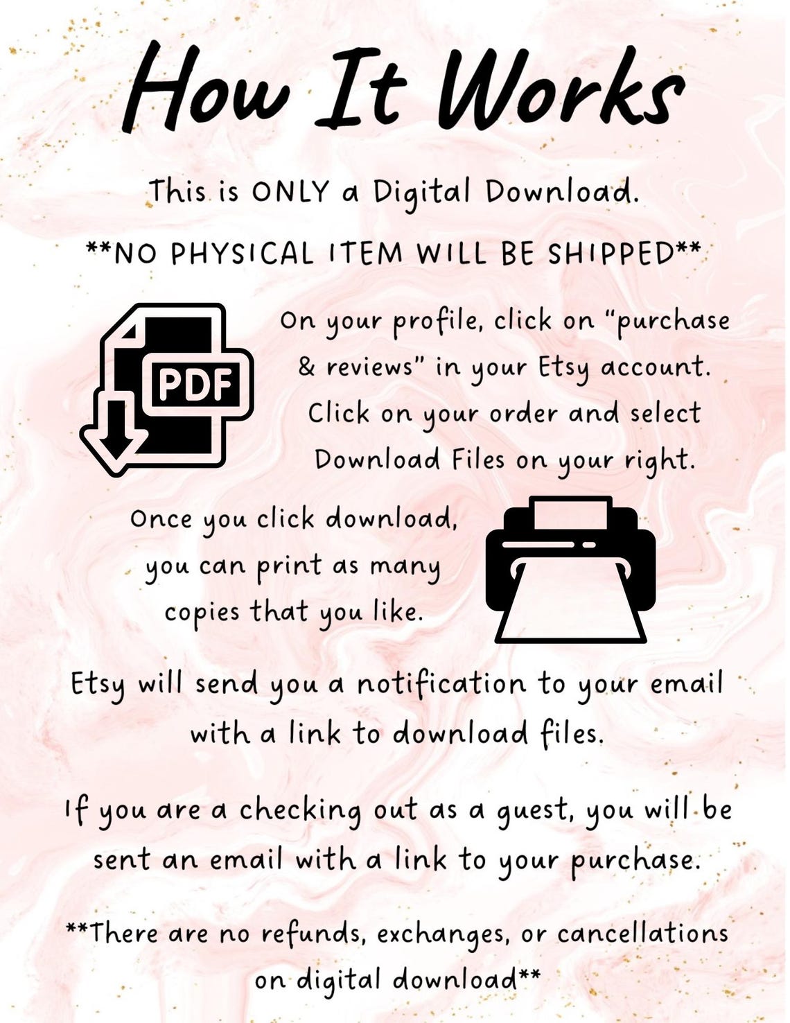 Cute and Pink Savings Challenge - Etsy